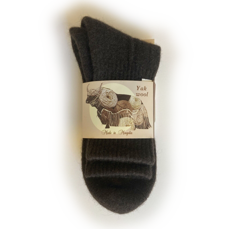 Yak Wool Socks – Mocha – Boullaye